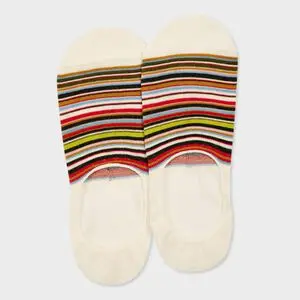 Paul Smith Signature Stripe Loafer Socks - White