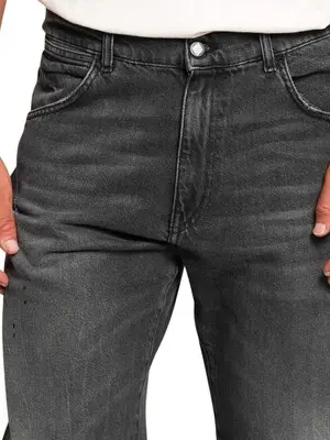 AMISH SUPPLIES Distressed Straight-leg Jeans