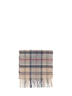 Barbour Tartan Cashmere Wool Scarf Multi