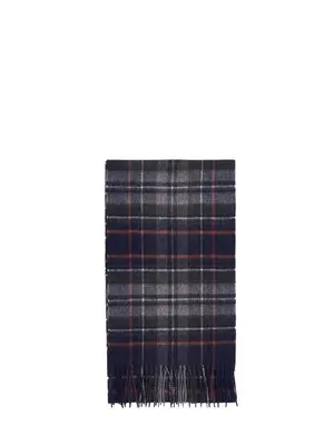 Barbour New Check Tartan Scarf - Blue