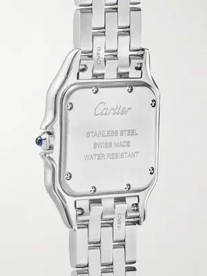 Cartier Panthère De Stainless Steel Diamond Watch