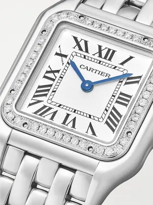 Cartier Panthère De Stainless Steel Diamond Watch