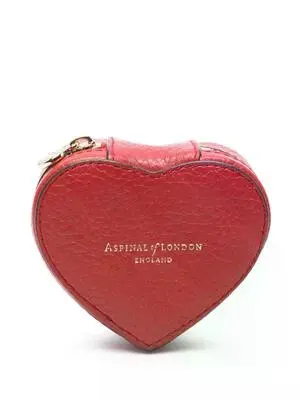 ASPINAL OF LONDON Heart Ring Box - Red