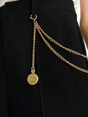 Cinq À Sept Alaina Chain-detail Trousers