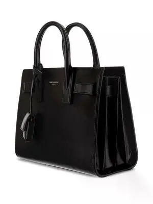 Saint Laurent Nano Sac De Jour Padlock Tote - Black