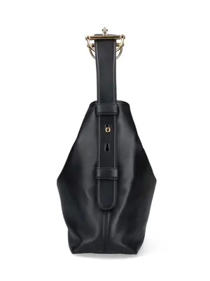 Gucci Medium Leather Shoulder Bag - Black