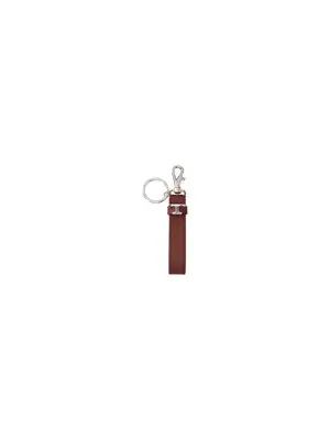 TOD'S Leather Keyring - Brown