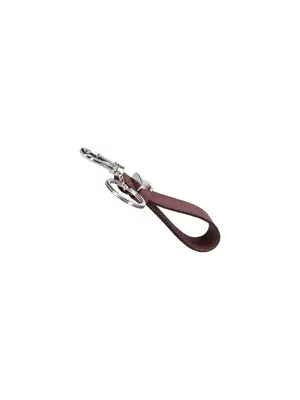 TOD'S Leather Keyring - Brown