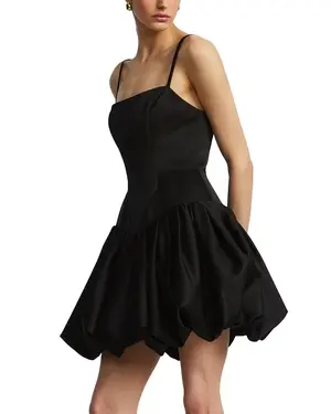 Bcbgmaxazria Bubble Mini Dress - Black