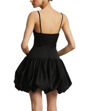 Bcbgmaxazria Bubble Mini Dress - Black