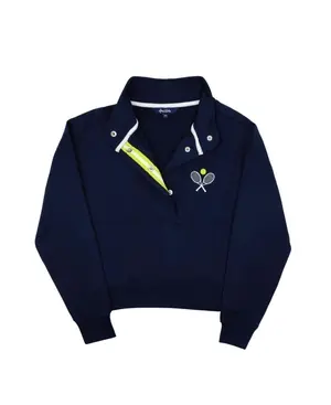 AME & LULU Pullover Sweatshirt - Navy