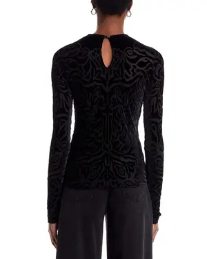 Sea Julie Burnout Velvet Top