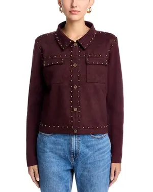 SIONI Faux Suede Jacket