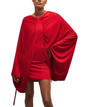 REISS Jete Batwing Mini Dress