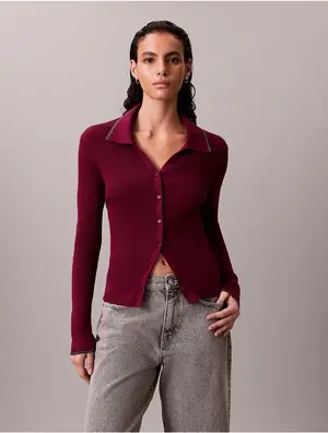Calvin Klein Ribbed Cardigans For Women
