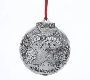 WENDELL AUGUST Owl Be There For You Ornament - One-color