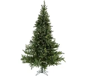 FRASER HILL FARM Prelit 7.5' Foxtail Pine Chris Tmas Tree - One-color