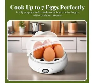 ELITE Cuisine Automatic Egg Cooker, 7 Eggs, Cla Ssic