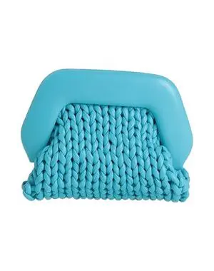 THEMOIRE Clutch With Detachable Shoulder Strap Blue