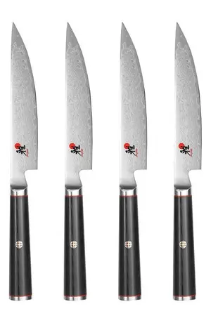 MIYABI Kaizen 4-piece Steak Knife Set - Stainless Steel