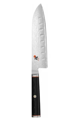 MIYABI Kaizen 5.5-inch Hollow Edge Santoku Knife - Stainless Steel