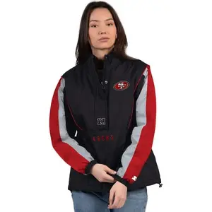 STARTER San Francisco 49ers Thursday Night Gridiron Half-zip Jacket