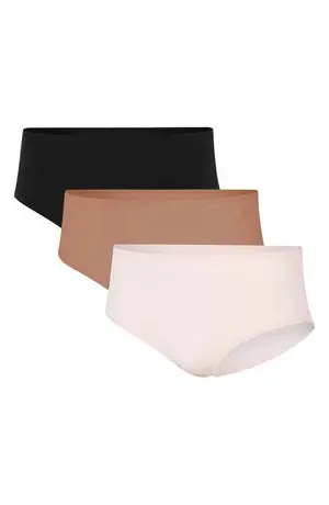 ADIDAS ORIGINALS Set Of 3 Hipster Briefs - Blk/tstdalmd/sp