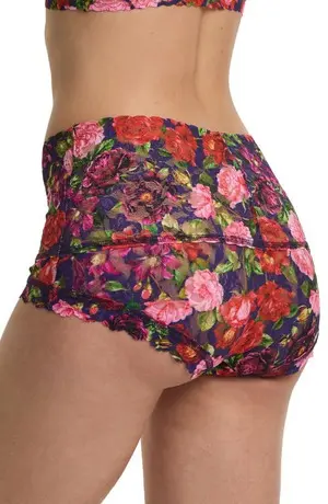 Hanky Panky Printed Lace Boyshorts - Winters Tale