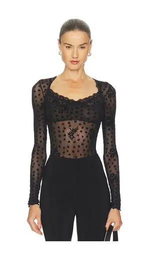 Free People Printed Bodysuits