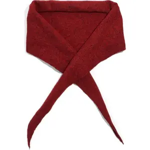PETIT MOMENTS Courchevel Triangle Scarf Red