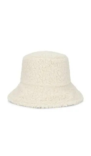 Hat Attack Reversible Sherpa Bucket Hat - Natural