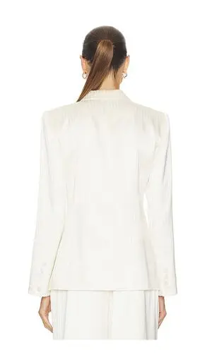 Cinq À Sept Georgia Satin Stripe Cheyenne Blazer