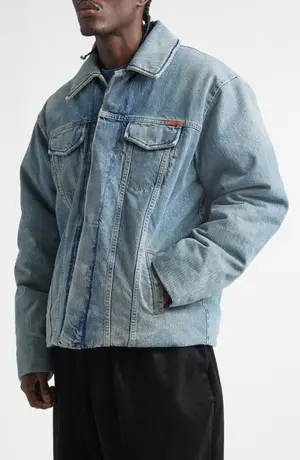 Martine Rose Padded Denim Trucker Jacket