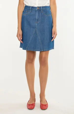 KANCAN Trina High-rise Denim Skirt