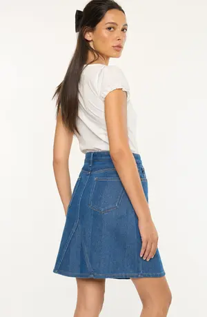 KANCAN Trina High-rise Denim Skirt