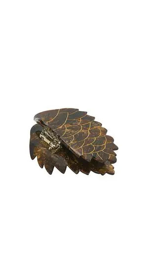 SOLAR ECLIPSE Hand-painted Pinecone Claw Clip