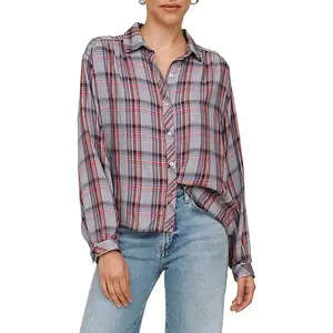 Bella Dahl Woven Plaid Shirt