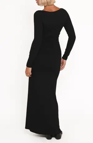 PETAL & PUP Warren Long Sleeve Maxi Dress