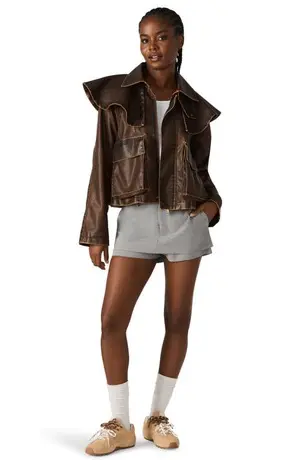 Steve Madden Faux Leather Jacket