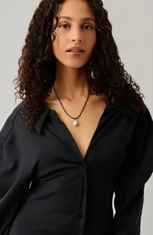MISSOMA Cord Necklace With Cultured Pearl