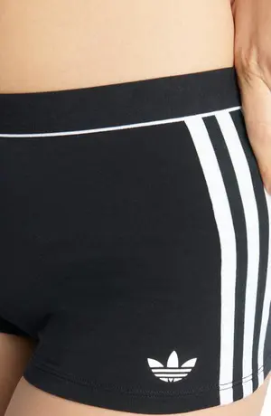 ADIDAS ORIGINALS 3-stripes Boyshorts - Black