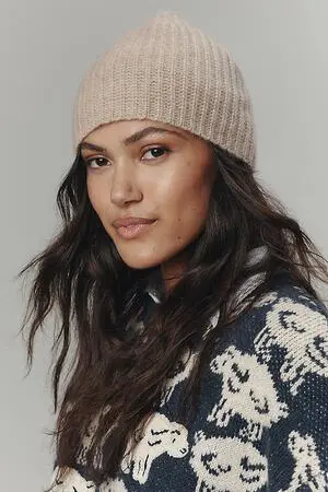 Maeve Cashmere Beanie Taupe