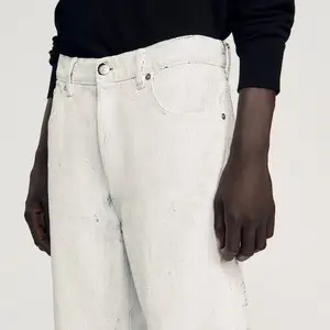 Sandro Regular-fit Crackle-effect Jeans
