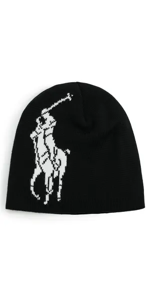 Ralph Lauren Black Polo Beanies