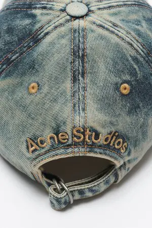 Acne Studios Denim Cap - Mid Blue