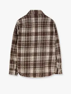 DUNST Madras Pattern Flannel Jacket