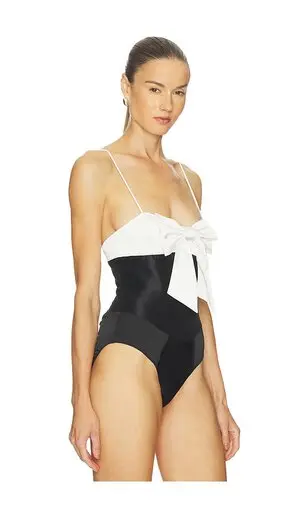 For Love & Lemons Emalie Bodysuit With Bow Detail