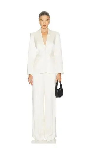 Cinq À Sept Georgia Satin Stripe Cheyenne Blazer