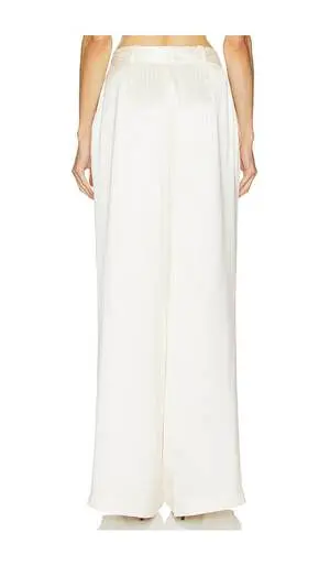 Cinq À Sept Georgia Satin Stripe Marne Pant
