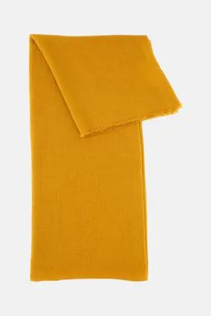 19ANDREAS47 Scarf Stole 60 - Yellow